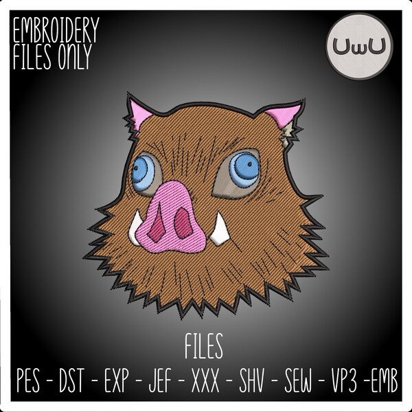 Demon Slayer Embroidery Files - Etsy