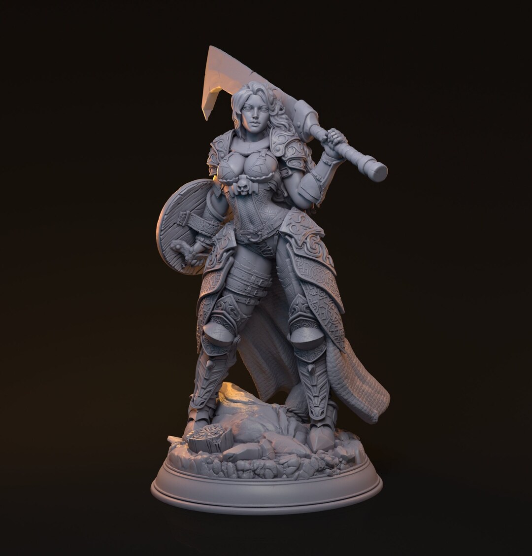 Untrin Dark Valkyrie - Forgotten by Mythreal Games - Etsy