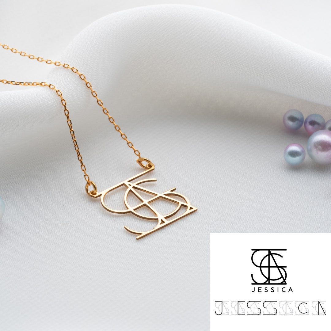 Custom Name Logo Necklace, Unique Name Necklace, One of a Kind Necklace ...