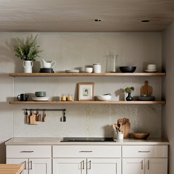 Black Metal Kitchen Wall Shelves - Etsy