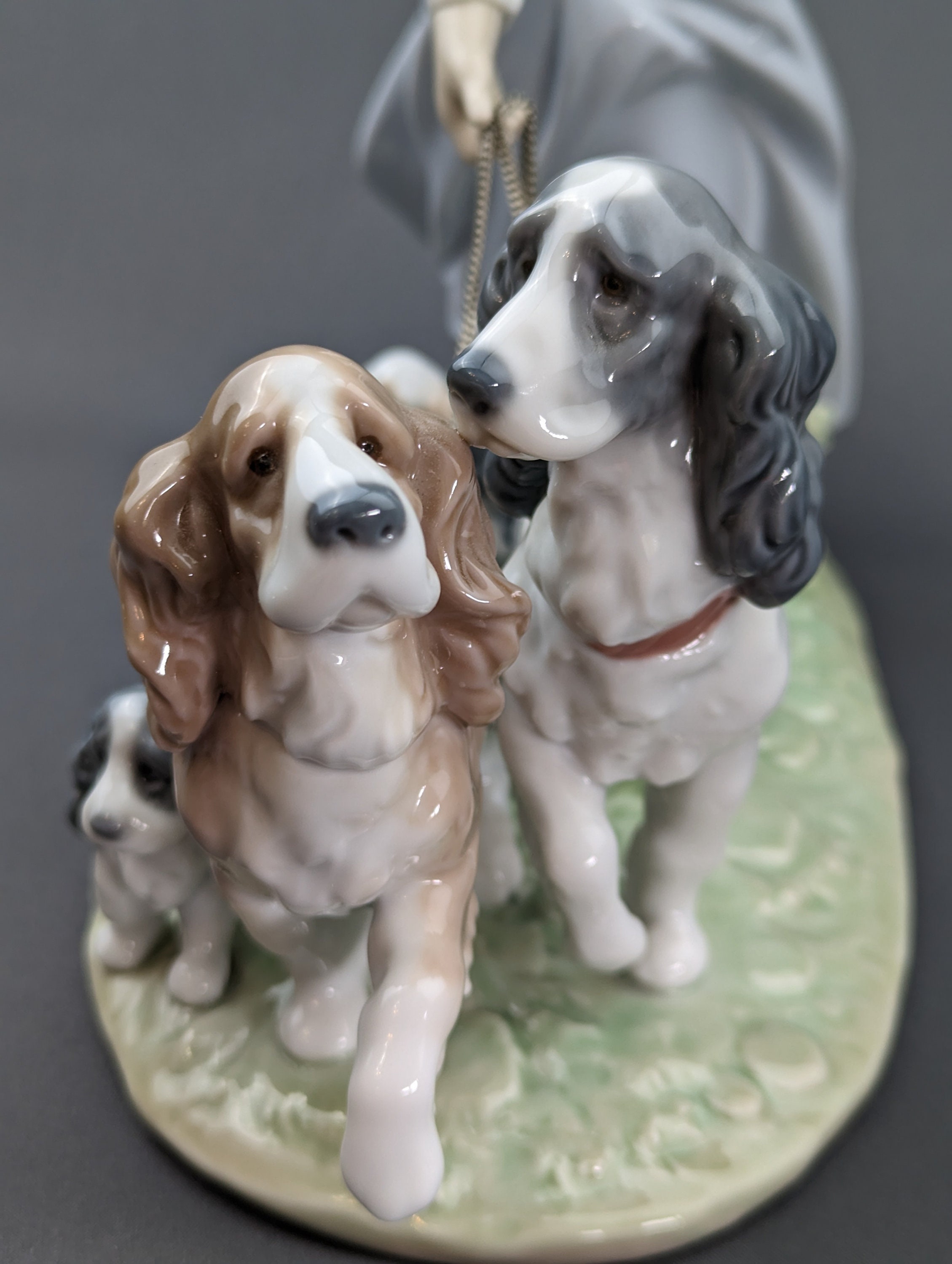 Stunning puppy Parade Girl With Dogs Figurine by Lladró, 6784 - Etsy