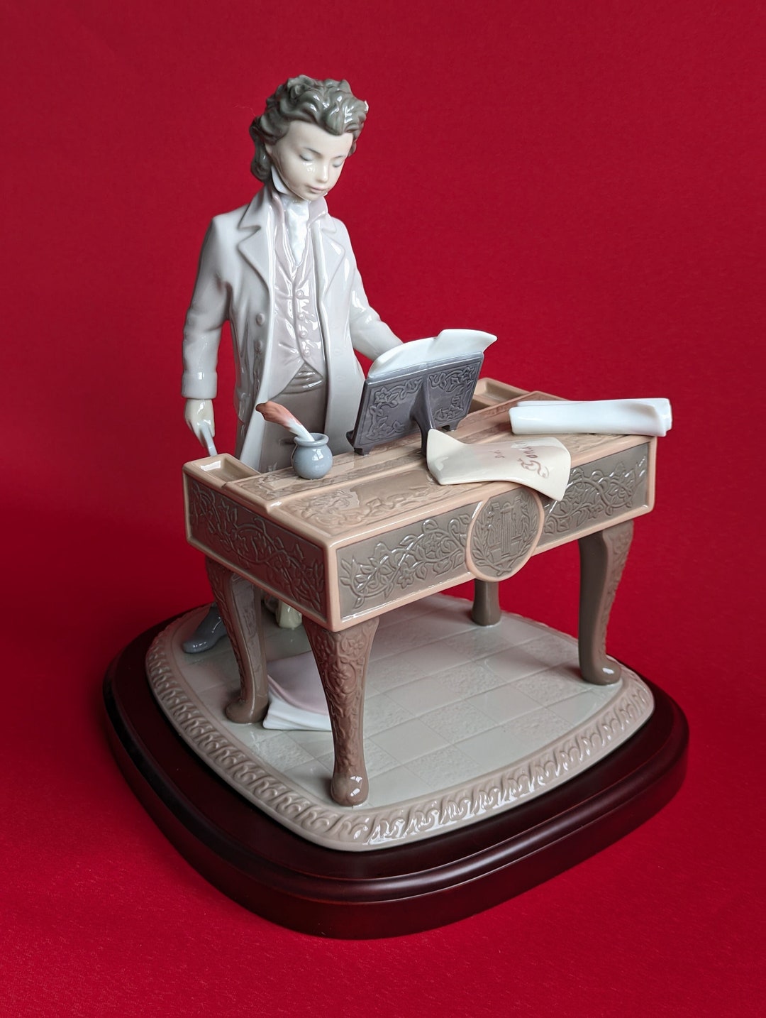 Rare Vintage Young Beethoven Figurine by Lladró #1815. Signed Limited ...