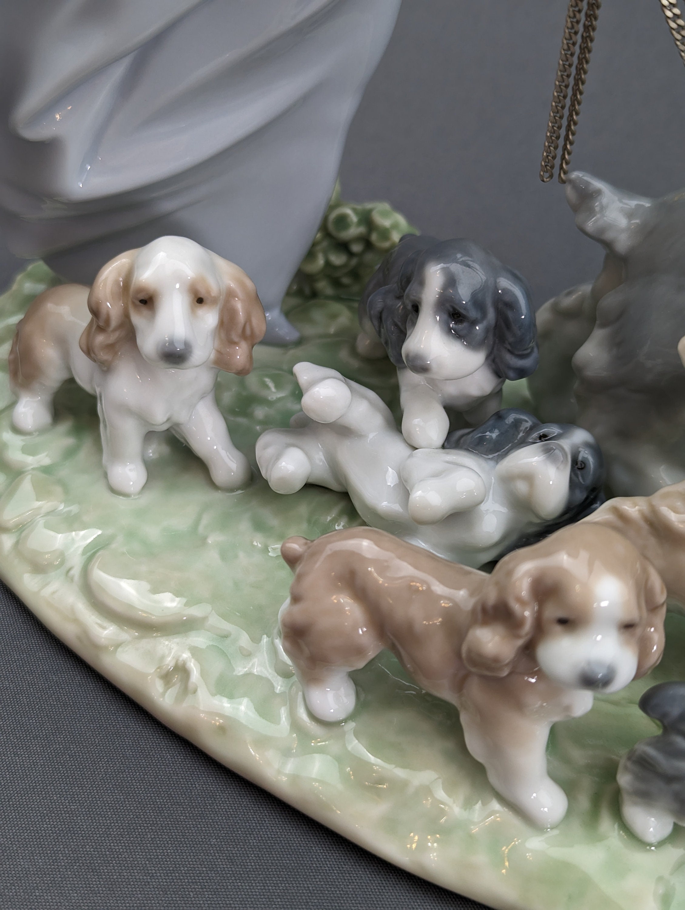 Stunning puppy Parade Girl With Dogs Figurine by Lladró, 6784 - Etsy