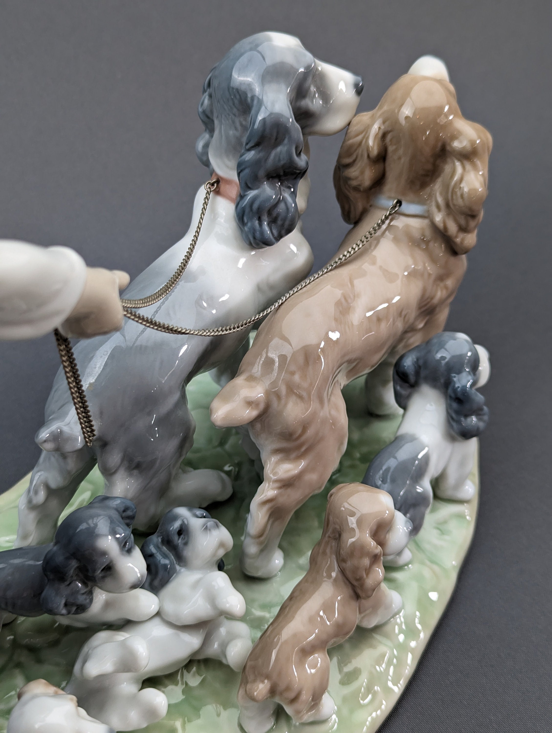 Stunning puppy Parade Girl With Dogs Figurine by Lladró, 6784 - Etsy