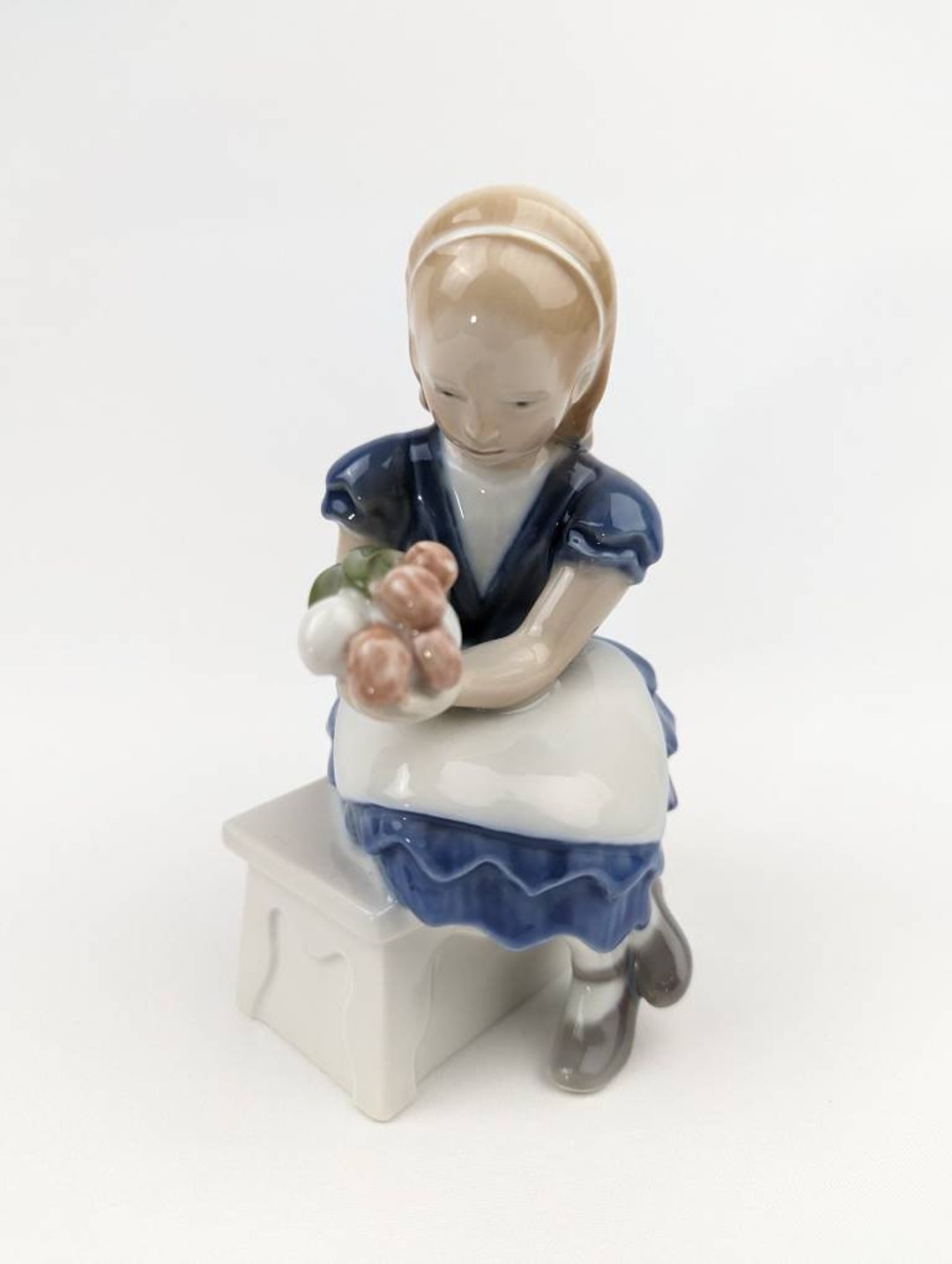 Vintage Very Rare Royal Copenhagen Ida's Flowers Porcelain Figurine ...