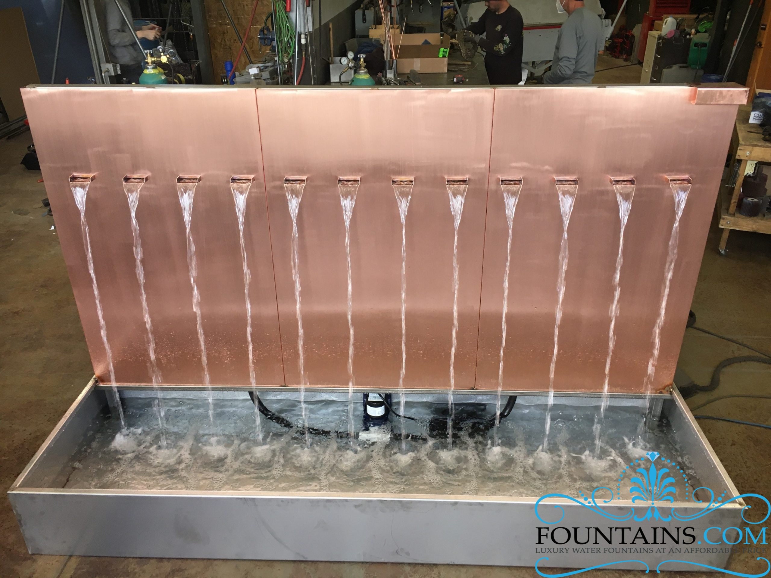 Copper Water Fountain – Indoor & Outdoor Multi Scupper Water Feature - Etsy