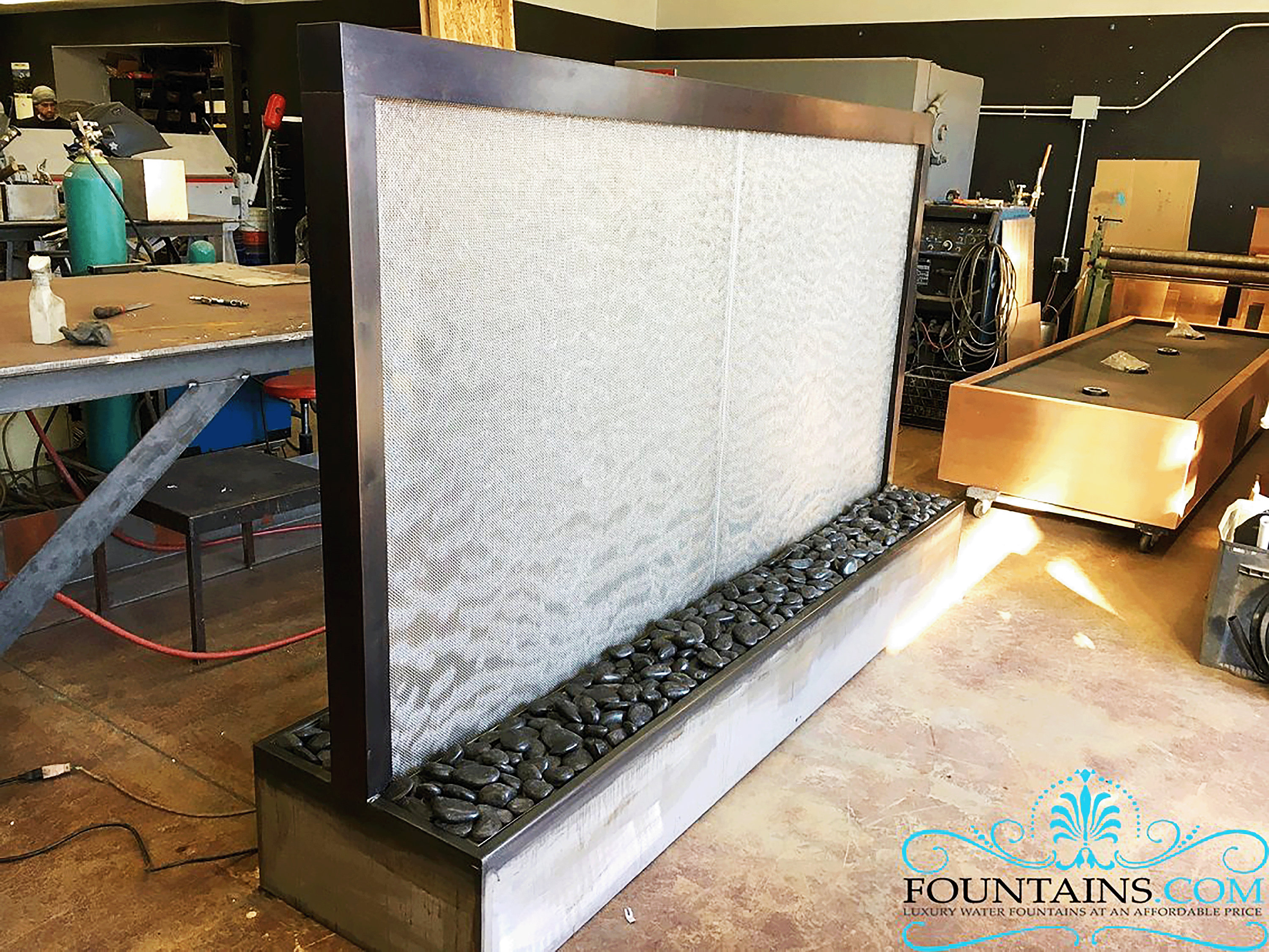 Custom Indoor Wall Waterfall Fountains Rain Curtain Custom Fountain