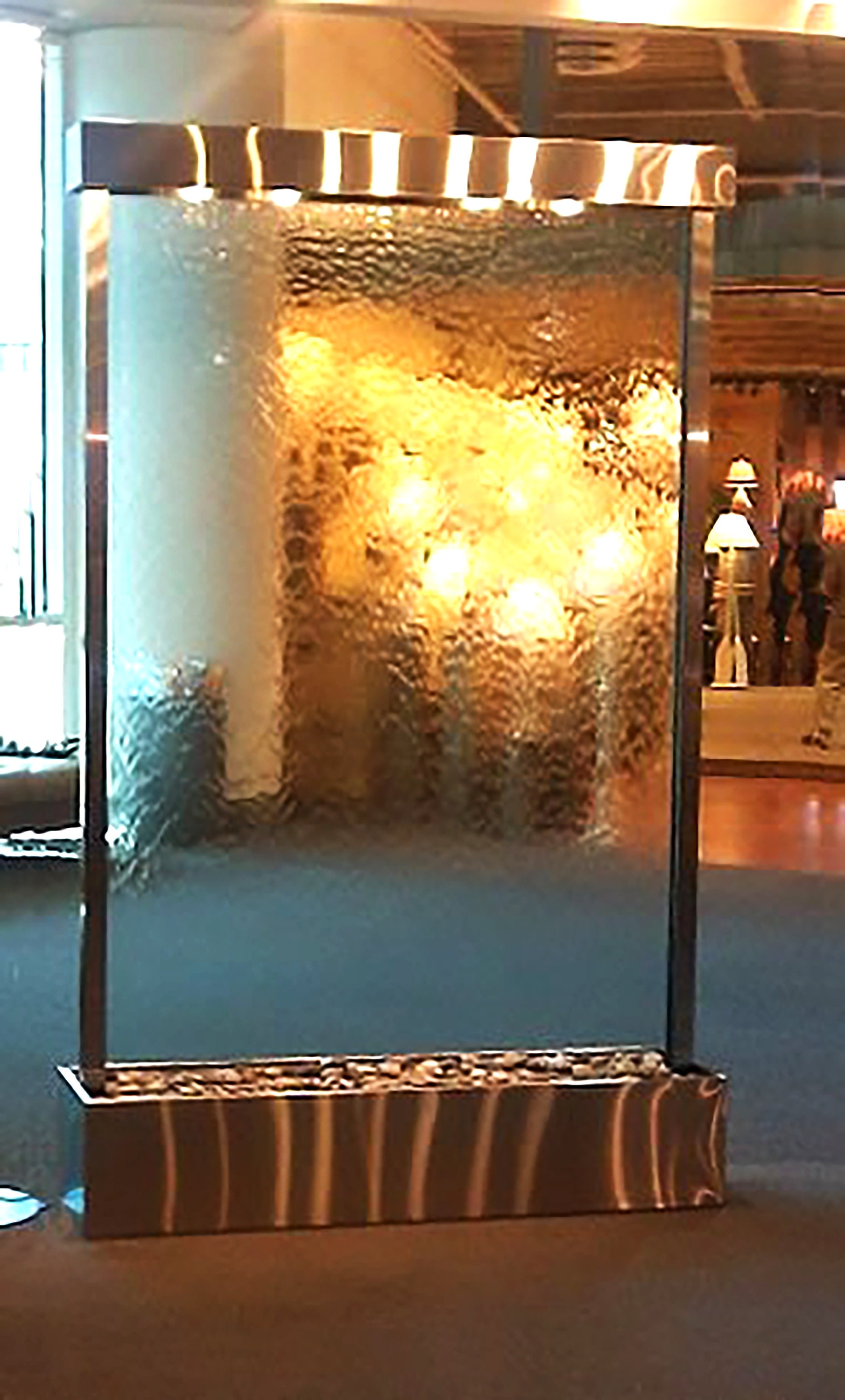 Luxury Mega Grandeur River Floor Fountain - Indoor Cascading Water ...