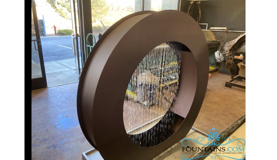 Rain Circle Fountain: Outdoor Water Feature for Garden and Patio. - Etsy