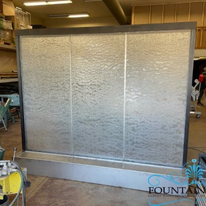 Stainless Steel Mesh Water Wall Fountain: Modern Indoor/outdoor Water ...