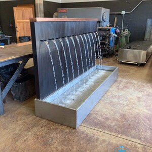 Copper Water Fountain - Outdoor/indoor Multi-scupper Feature, Garden ...