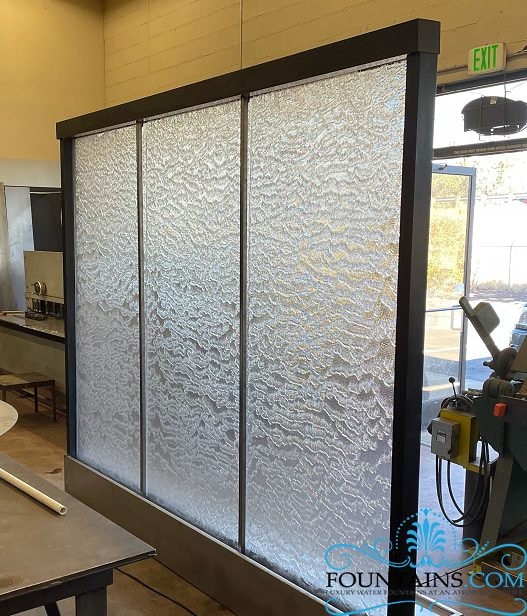 Stainless Steel Mesh Water Wall Fountain: Modern Indoor/outdoor Water ...