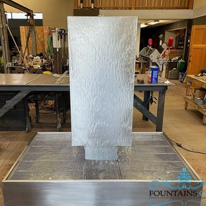 Modern Floating Cube Water Feature - Customizable Indoor/outdoor ...