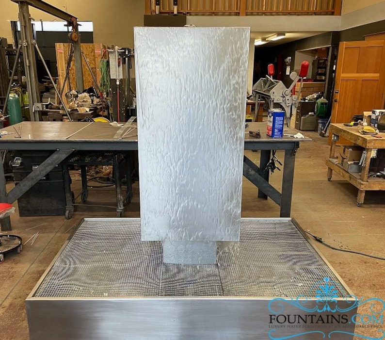 Modern Floating Cube Water Feature Customizable Indoor/outdoor Fountain ...