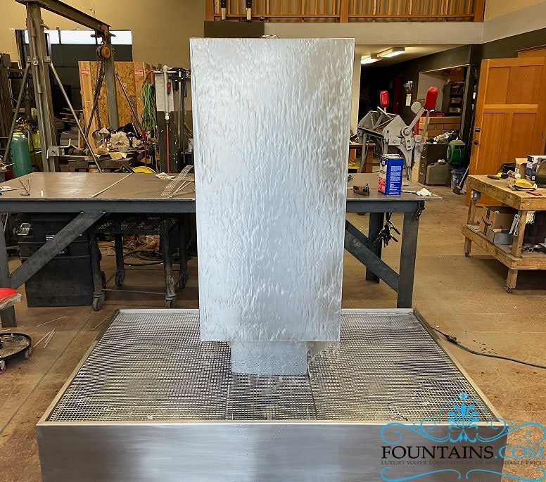 Modern Floating Cube Water Feature Customizable Indoor/outdoor Fountain ...