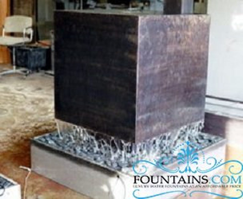 Triple Floating Cube Water Feature Fountain Indoor Water Fountain ...