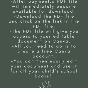 School Book Cover Template , Labels, by Grade, Printable PDF, Digital ...