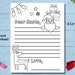 Printable Coloring Page Letter to Santa Claus Christmas Wish List ...