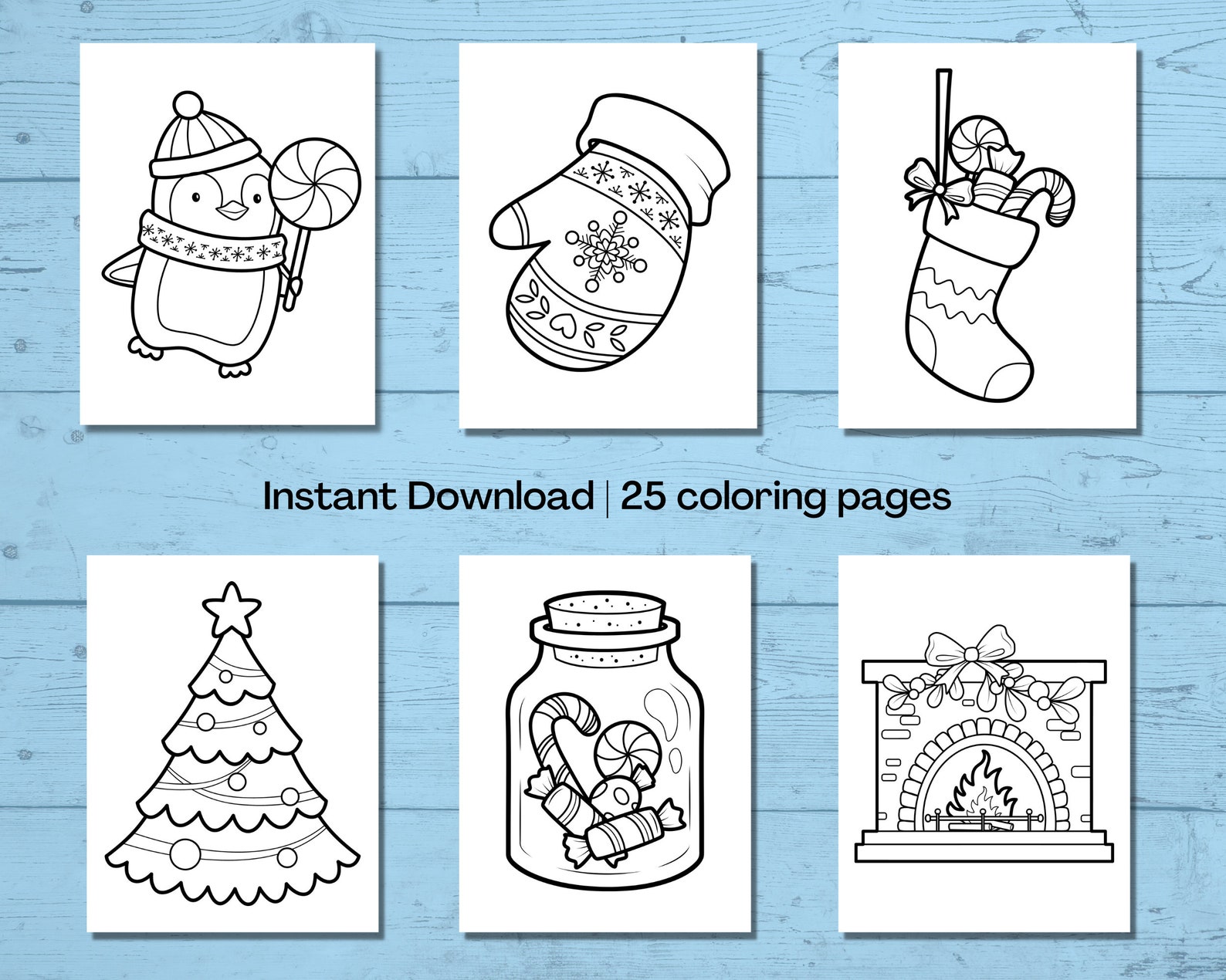 Printable Christmas Coloring Pages for Kids | Adult Coloring ...