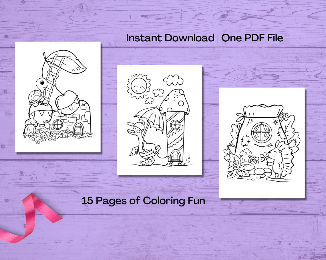 Printable Coloring Pages for Kids Digital Coloring Coloring Book ...