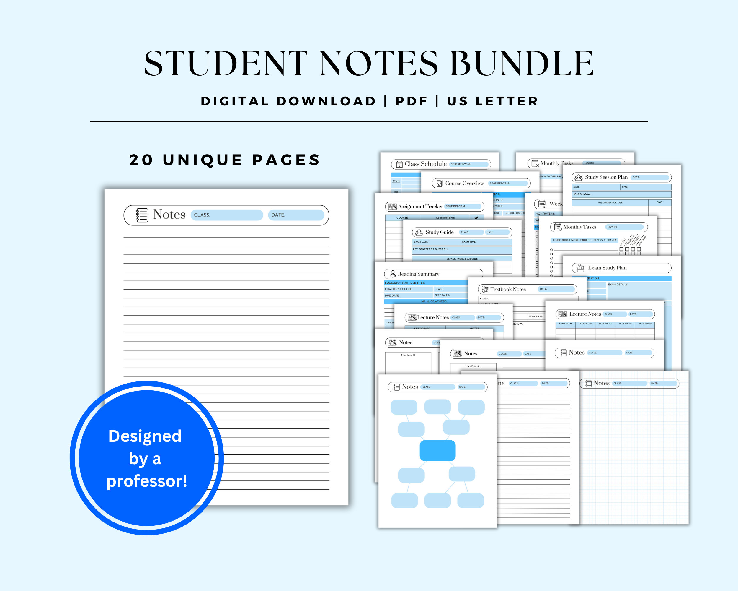 Excel Notes Template