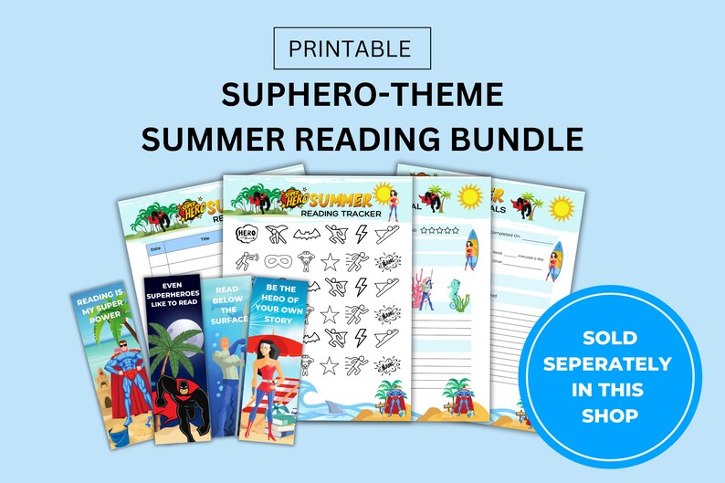 Printable Kids Travel Journal Superhero Travel Adventure Road Trip ...