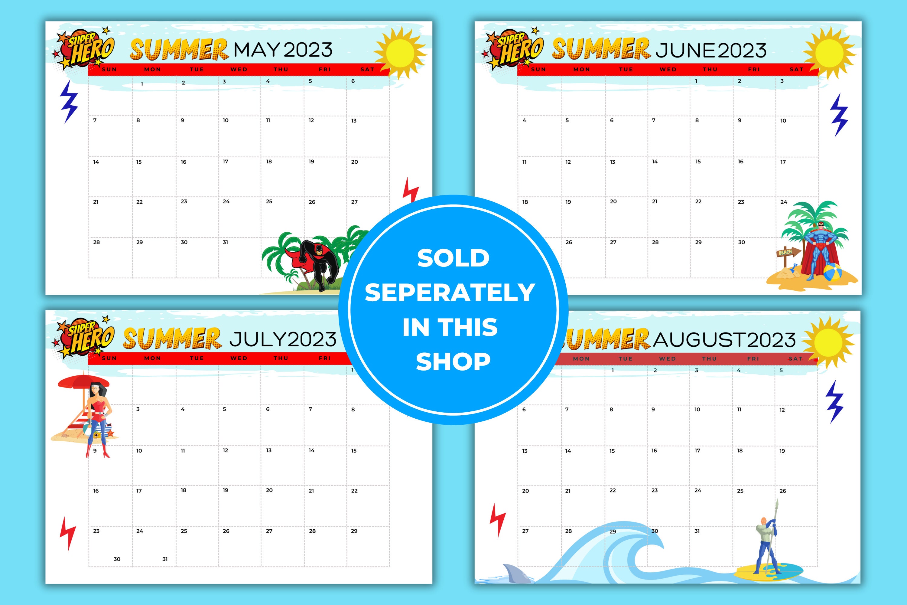 Summer Bucket List Printable Summer Activities Checklist Summer To-do ...