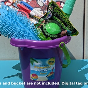 Printable Buckets of Fun Gift Tags | End of School Year Gift Tags ...