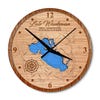 Cochran Lake, Wisconsin Map Clock - Any Lake, Pond, or Reservoir ...