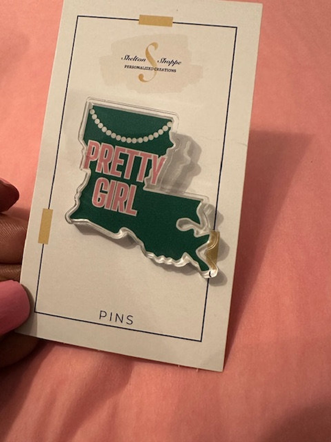 AKA Pins; State Pins; Louisiana Pin - Etsy