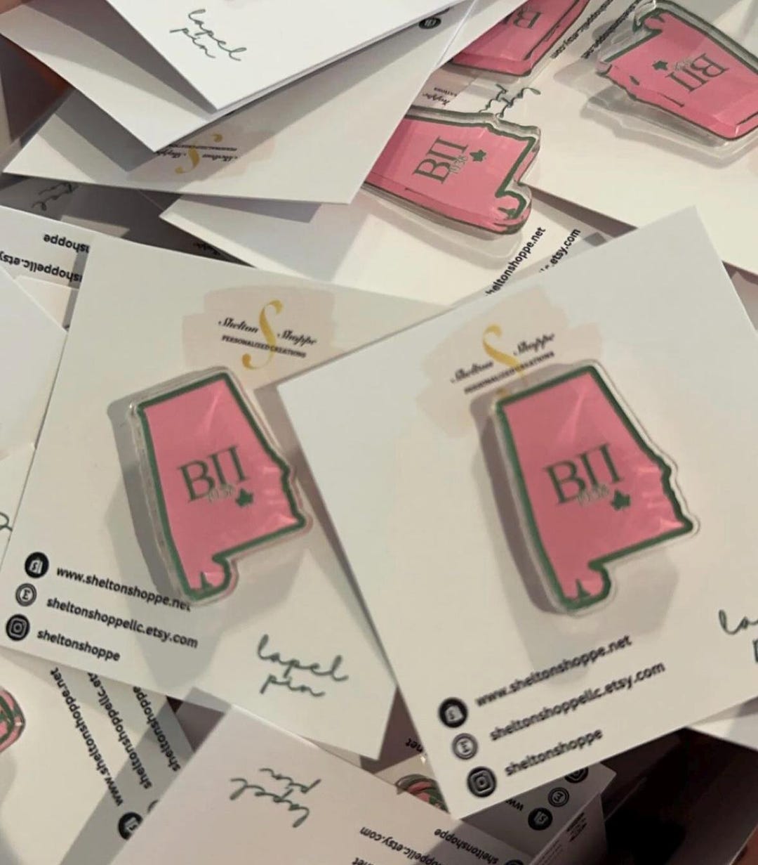 AKA Pins; Beta Pi Alabama Pin - Etsy
