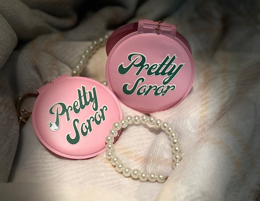 Pretty Girl Keychain Mirror; Portable Mirror; AKA Mirror; D9 Mirror - Etsy