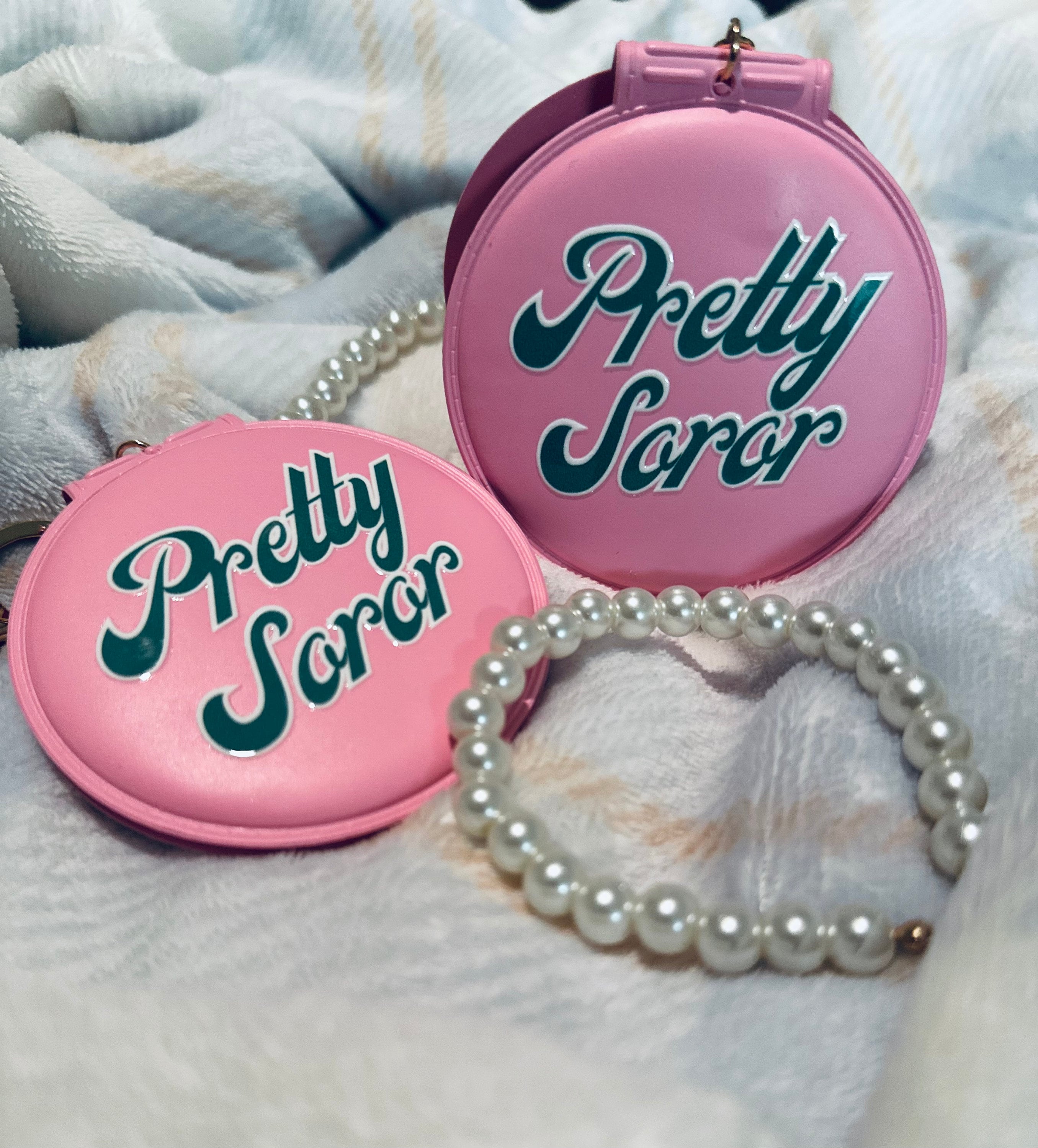 Pretty Girl Keychain Mirror Portable Mirror AKA Mirror D9 Mirror - Etsy