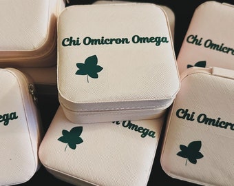 AKA Alpha Kappa Alpha Sorority Box Jewelry Box Jewelry Organizer Pin ...