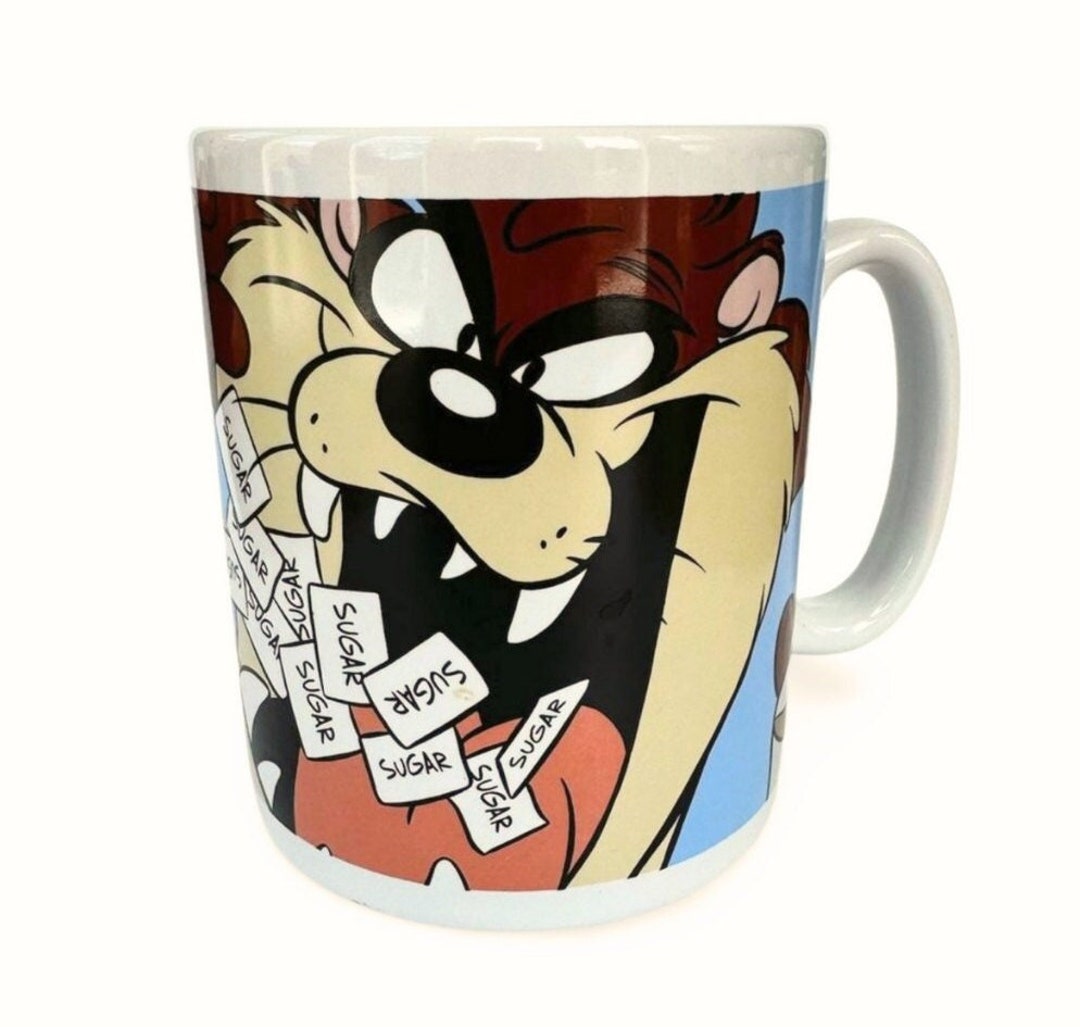1998 Tasmanian 'taz " Devil Warner Bros Oversized 24 Oz Mug, Looney ...