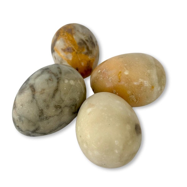 Alabaster Eggs - Etsy