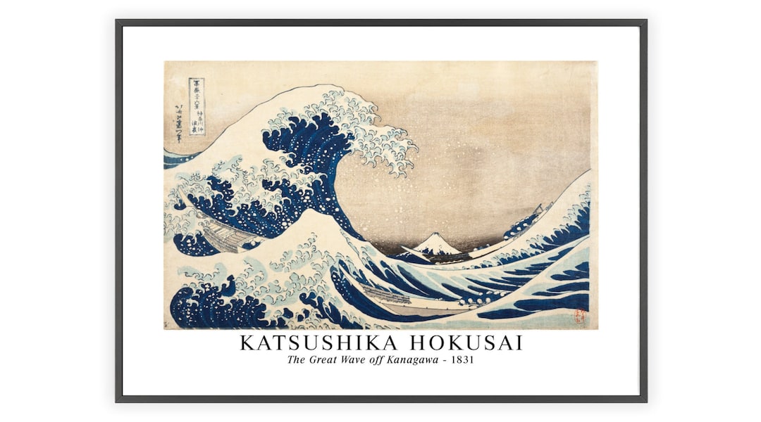 Katsushika Hokusai - "the Great Wave off Kanagawa" 1831 | Unframed Fine ...