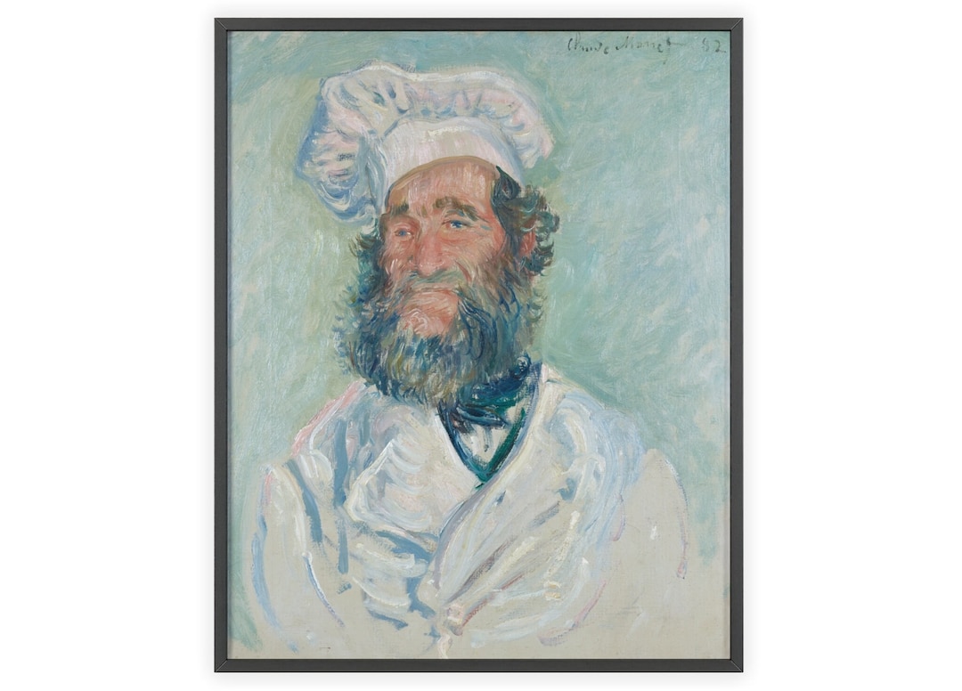 Claude Monet - "der Koch (le Pere Paul) Monsieur Paul" 1882 | Unframed ...
