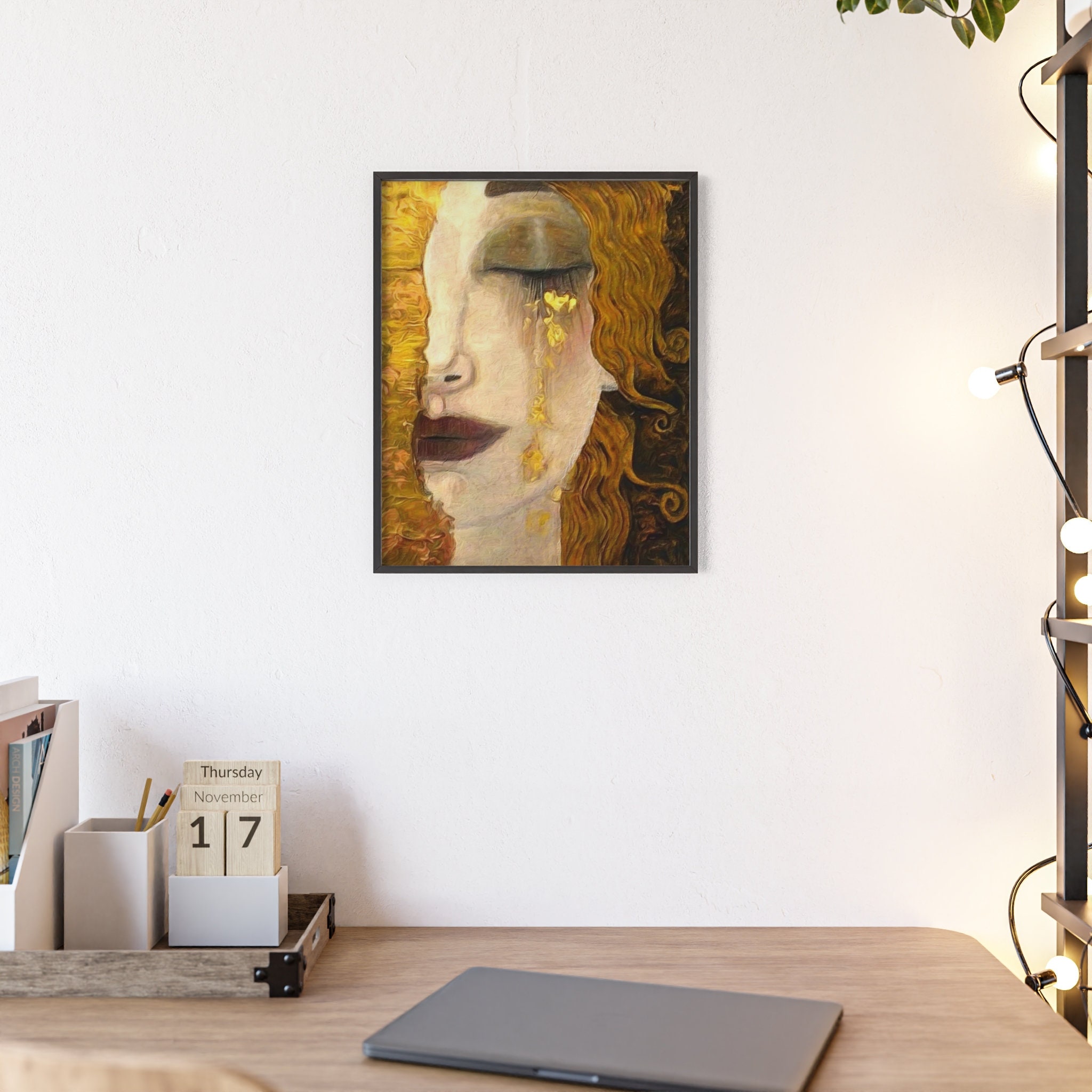 Anne Marie Zilberman freya's Tears 1908 in the Style of Gustav Klimt ...