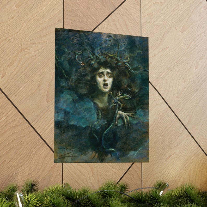 Alice Pike Barney medusa 1892 Unframed Fine Art Print - Etsy