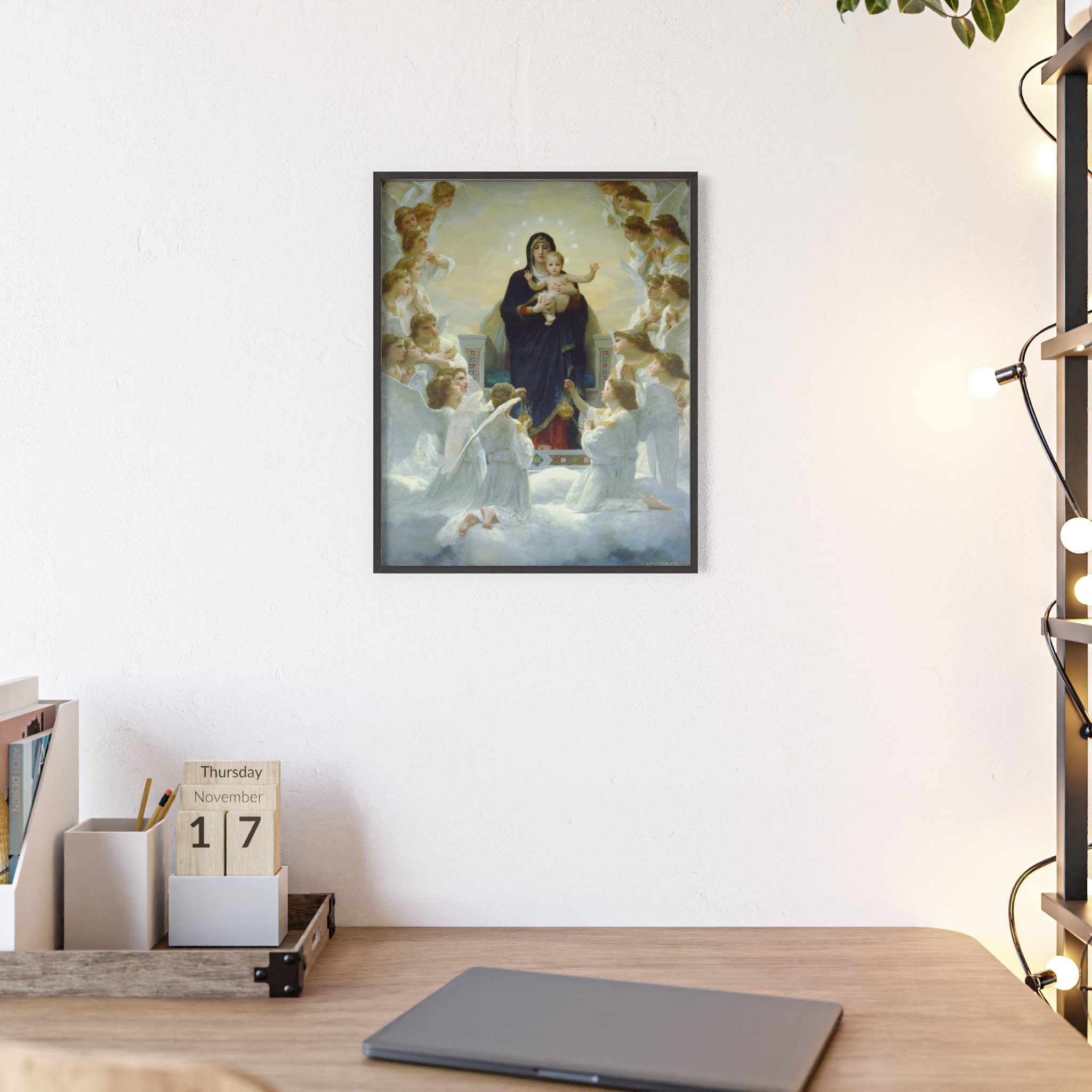 William-adolphe Bouguereau - "the Virgin With Angels" 1900 | Unframed ...