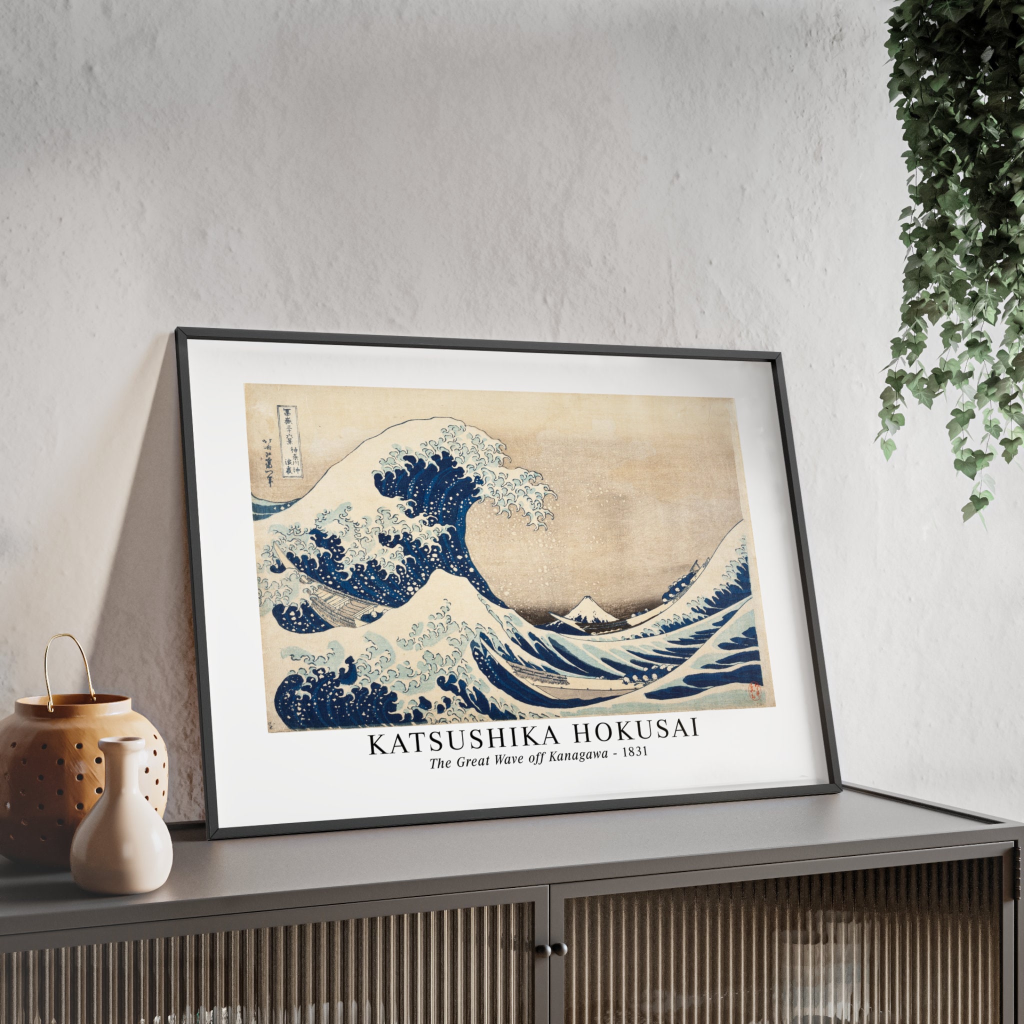Katsushika Hokusai the Great Wave off Kanagawa 1831 Unframed Fine Art ...