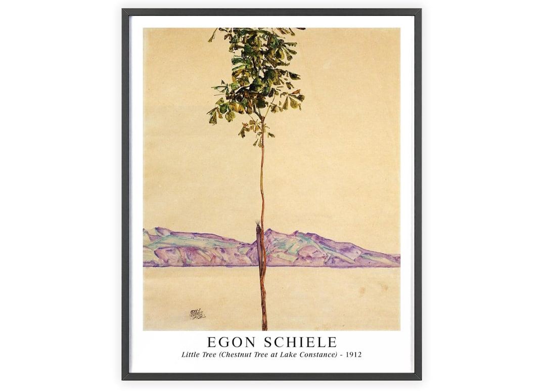 Egon Schiele - "little Tree (chestnut Tree at Lake Constance)" 1912 ...