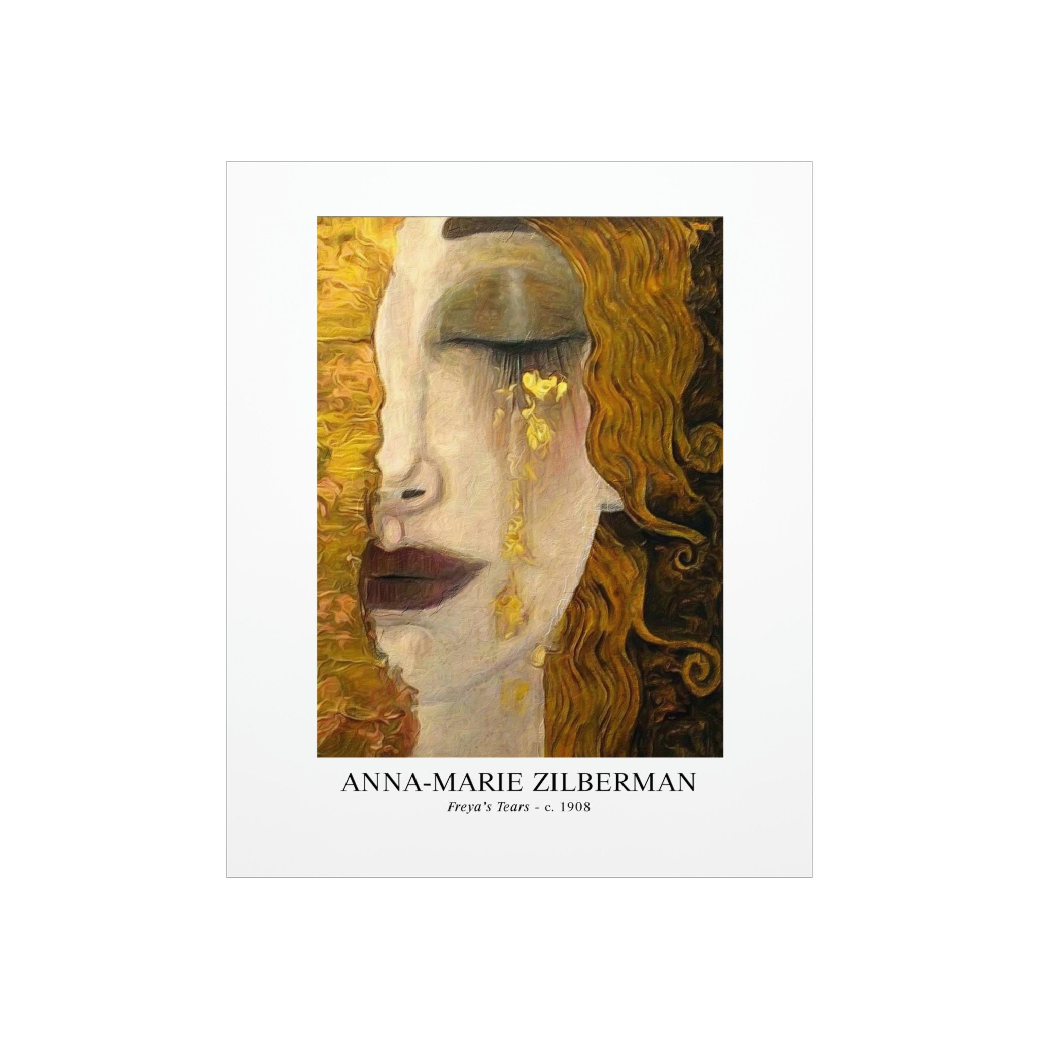 Anne Marie Zilberman - "freya's Tears" 1908 (in the Style of Gustav ...