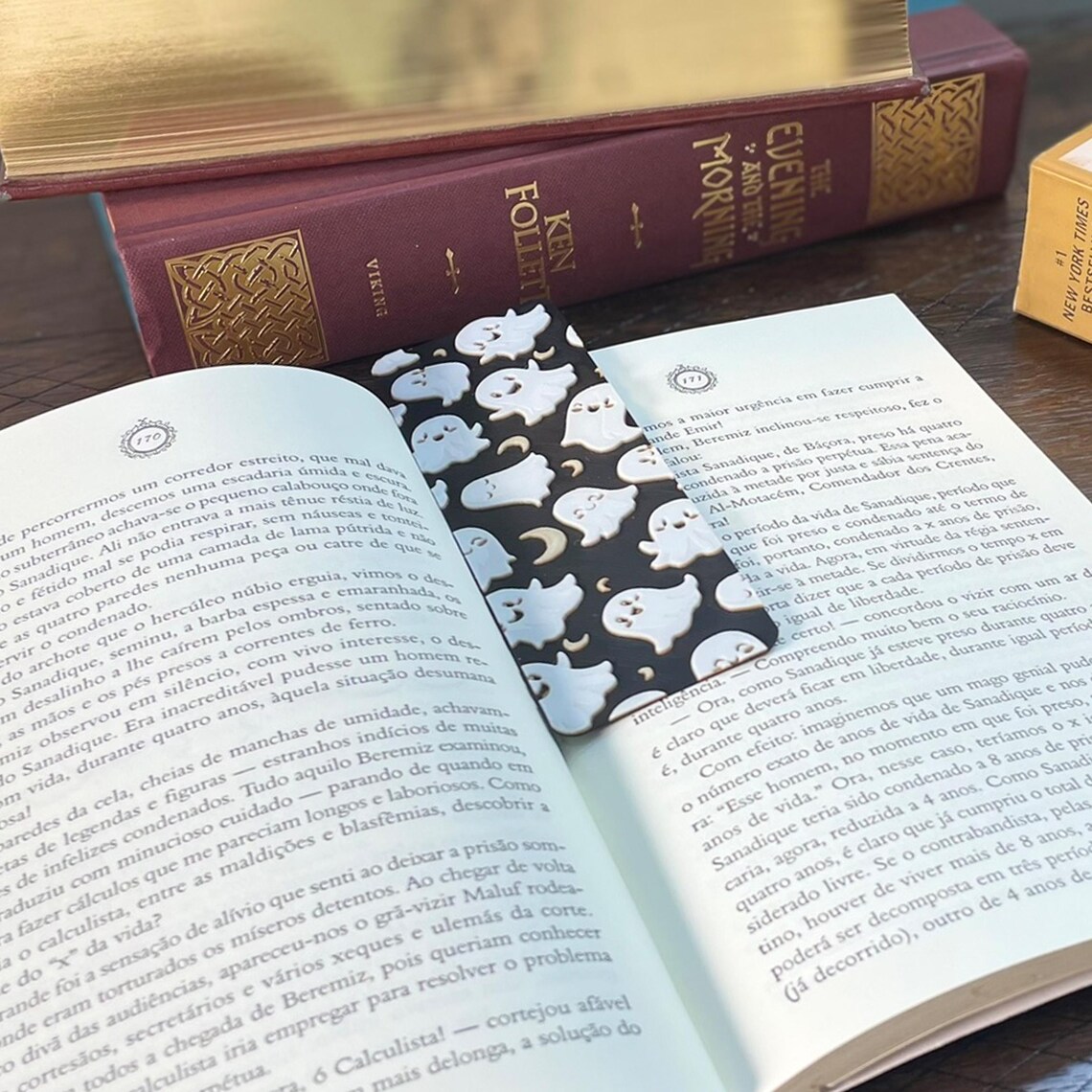Cute Ghost Pattern 3D Printed Bookmark Glow in the Dark - Etsy