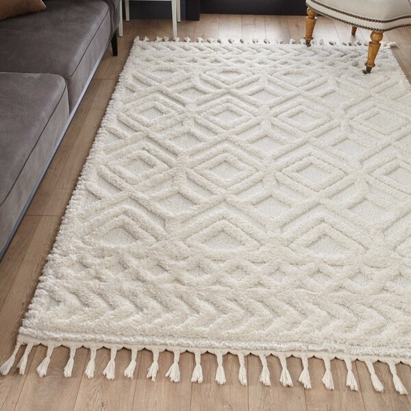 Cream Rug - Etsy