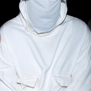 Kanye West Inspired Donda White Mesh Mask - Breathable Full Face Cover ...