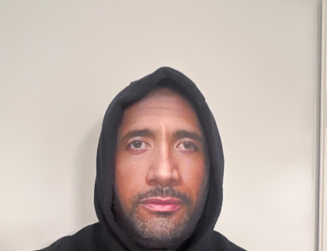 Dwayne Johnson the Rock Full Face 2nd Skin Black Mask Mesh Breathable ...