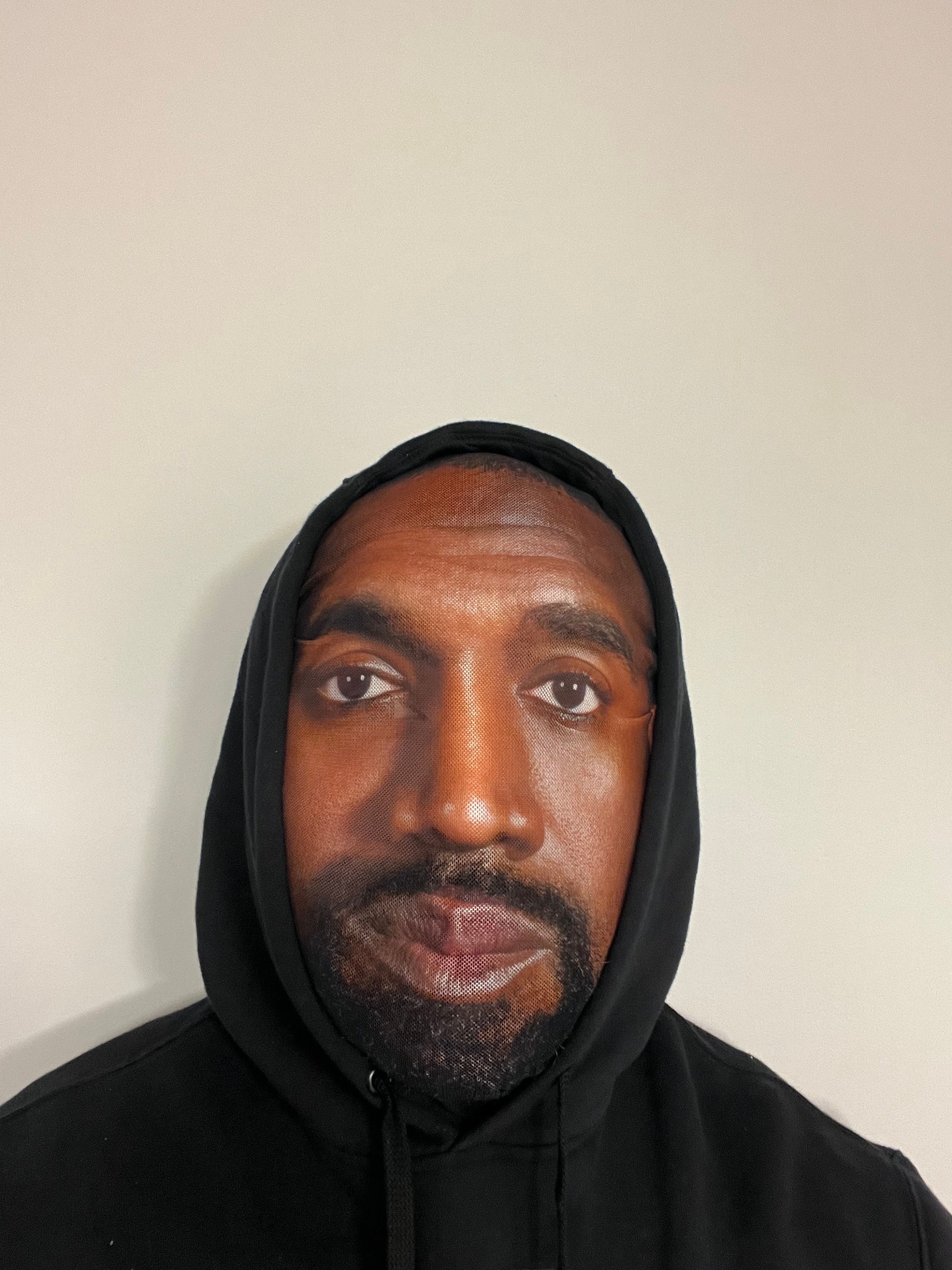 Kanye West Newer Full Face 2nd Skin Black Mask Mesh Breathable - Etsy