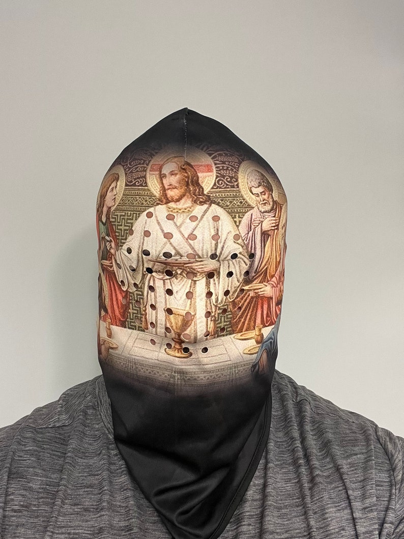 Balaclava Hip Hop Kanye Donda Mask Vintage Fashion Mask for Streetwear ...